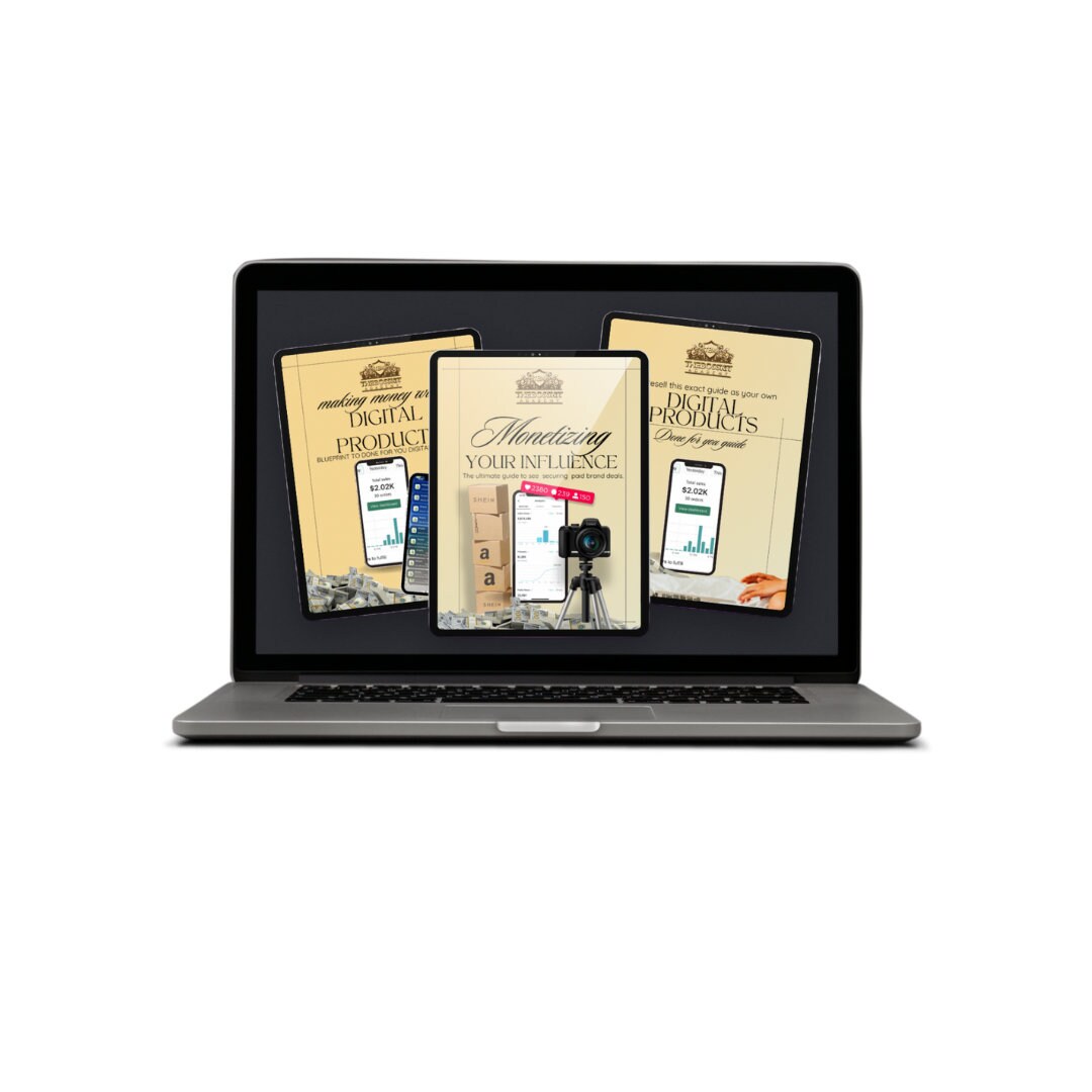 3D Laptop Mockup Template Bundle | Editable in Canva | Master Resell ...