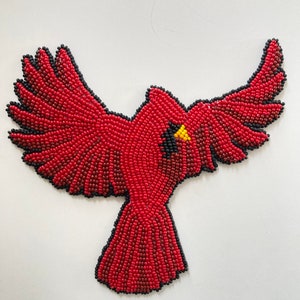 Beaded Cardinal - Etsy