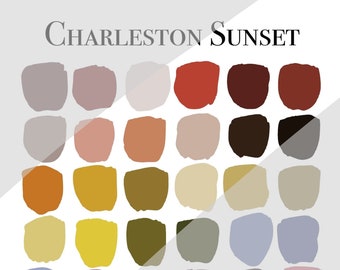 Charleston Color Palette - Etsy