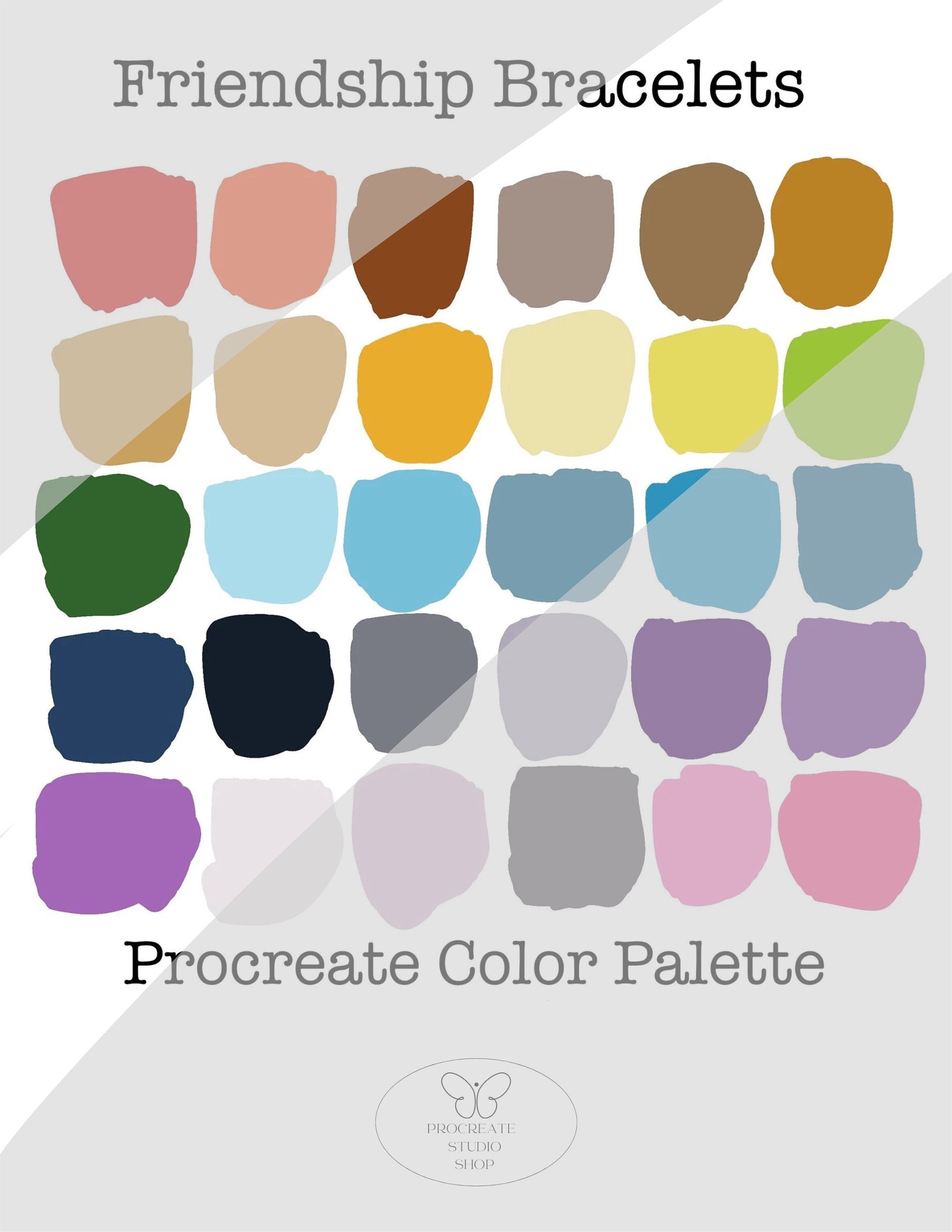 Friendship Bracelet Color Combinations