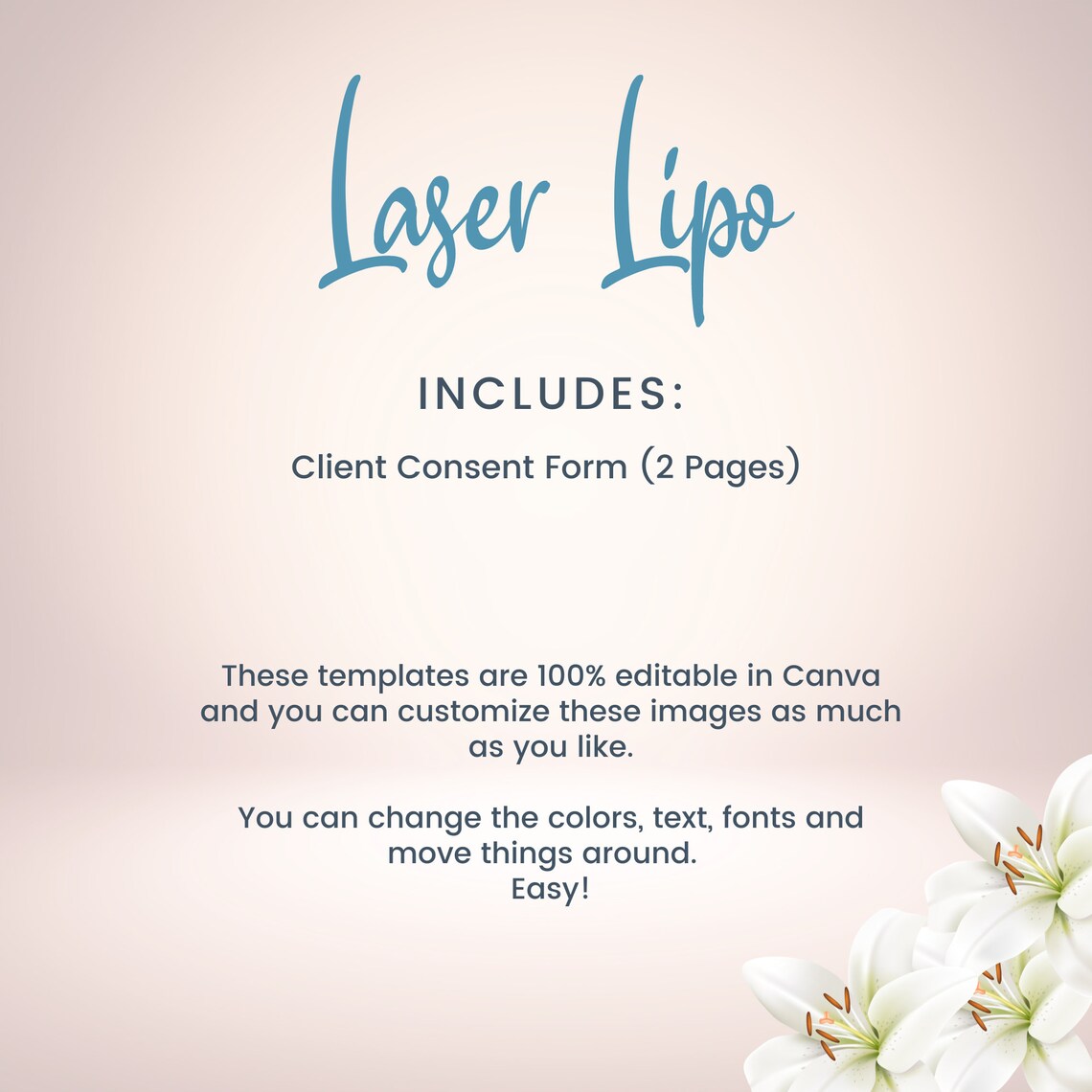 Editable Laser Lipo Client Consent Forms Body Sculpting - Etsy