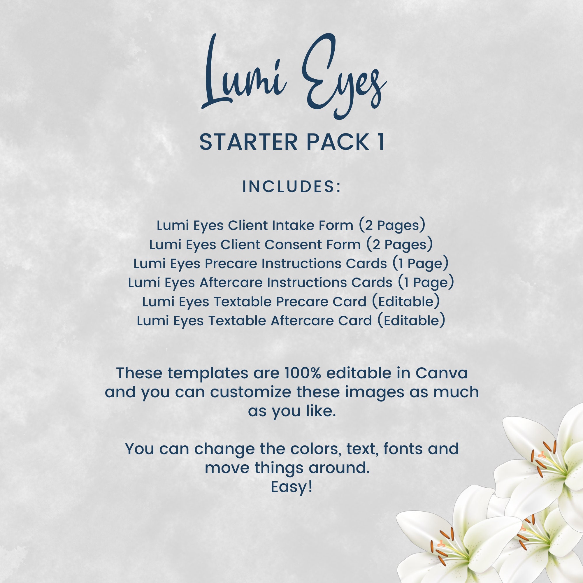Lumi Eyes Business Forms, Injectables Consent Form, Eye Skin Booster ...