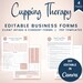 Cupping Therapy Business Form Templates, Editable Massage Therapy ...