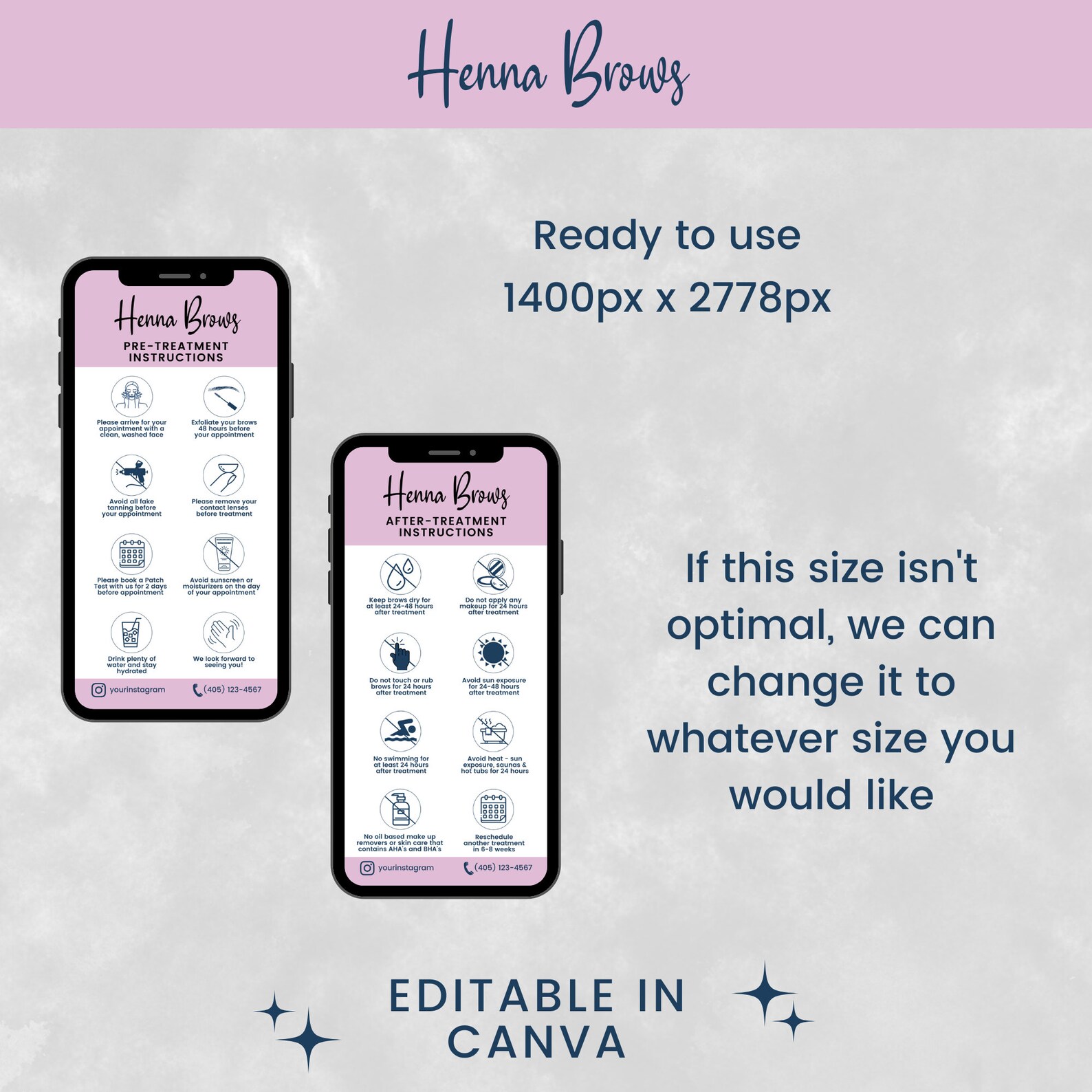 Editable Henna Brows Client Intake Form, Brow Tint Consent Form ...