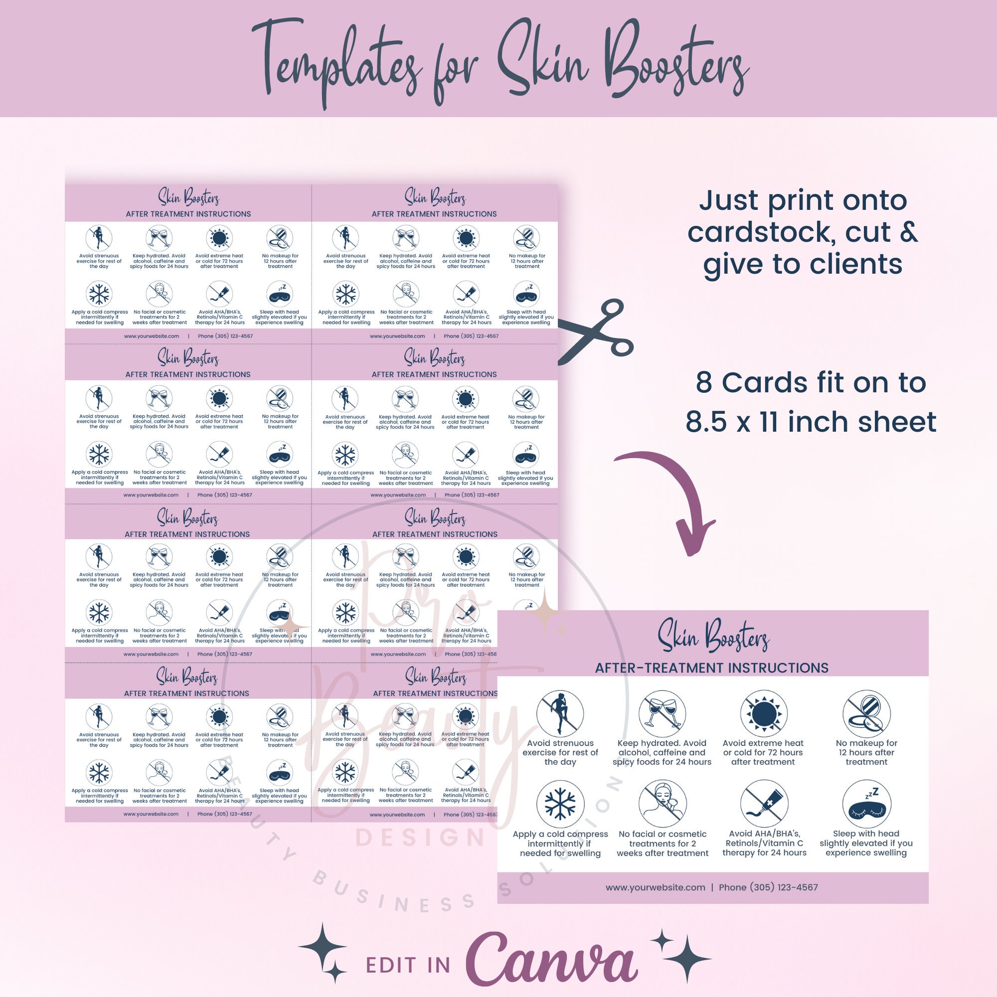 Skin Boosters Business Forms Injectables Consent Form Skin - Etsy