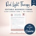 LED Red Light Therapy Client Consent Form, Editable RLT Forms for ...