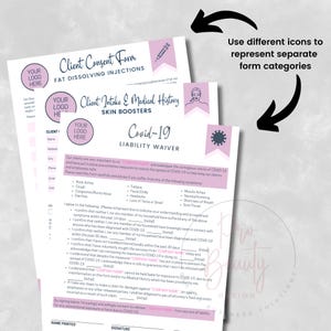 SPANISH Laser Hair Removal Intake, Consent Form With Fitzpatrick Scale ...