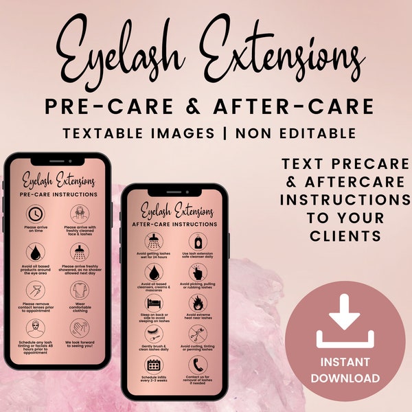 Eyelash Extension Business Cards - Etsy