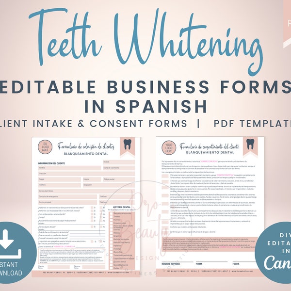 Spanish Intake Forms - Etsy