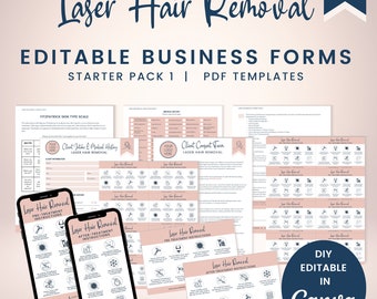 Laser Hair Removal Client Intake Form | Laser Hair Removal Consult Form ...