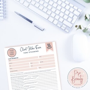 Yoni Steam Client Intake and Consent Forms, Editable Vaginal Steaming ...