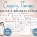 Cupping Therapy Business Form Templates Editable Massage - Etsy