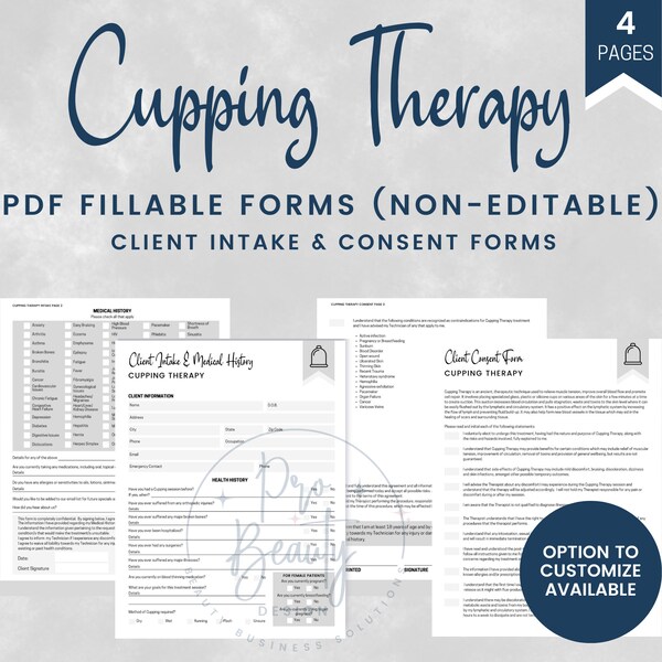 Therapy Intake Forms Fillable - Etsy