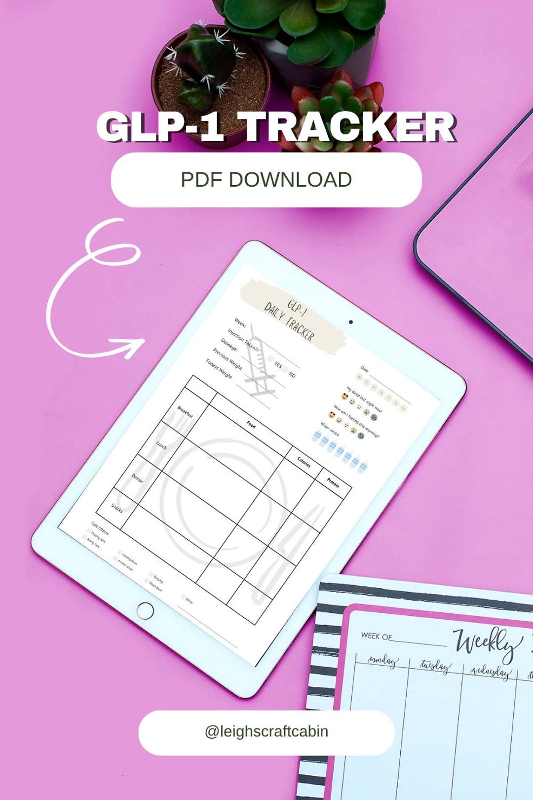 GLP-1 Food Tracker, Weight Loss Tracker, Tirzepatide, Ozempic ...