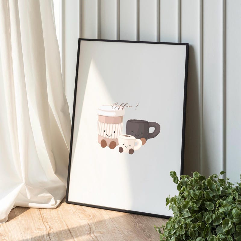 Jellycat Coffee Print - Etsy