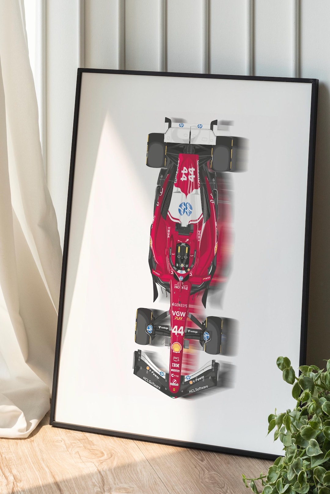 F1 Ferrari 2025 Car | Lewis Hamilton - Etsy