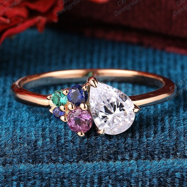 Peridot Alexandrite Sapphire Ring - Etsy