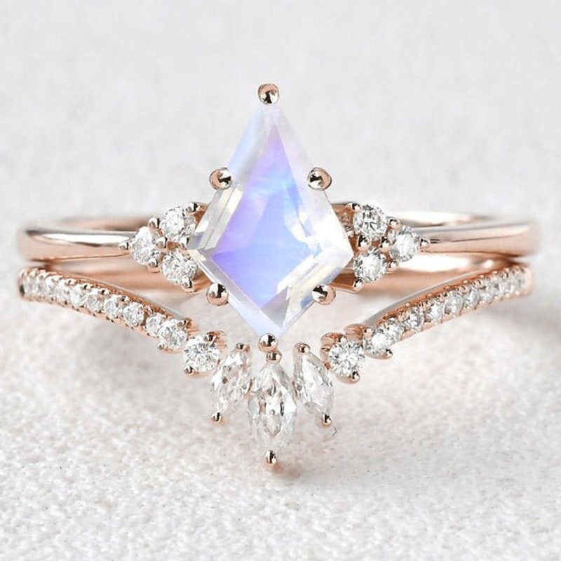 Moonstone Ring - Etsy