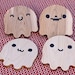 Ghoster | Ghost Coaster | Ghoaster | Maple Wood Halloween Coaster - Etsy