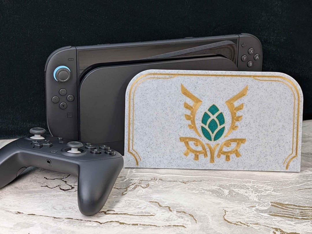 Nintendo Switch 2 Zelda Dock Cover | Brightbloom Zonai Dock Cover ...
