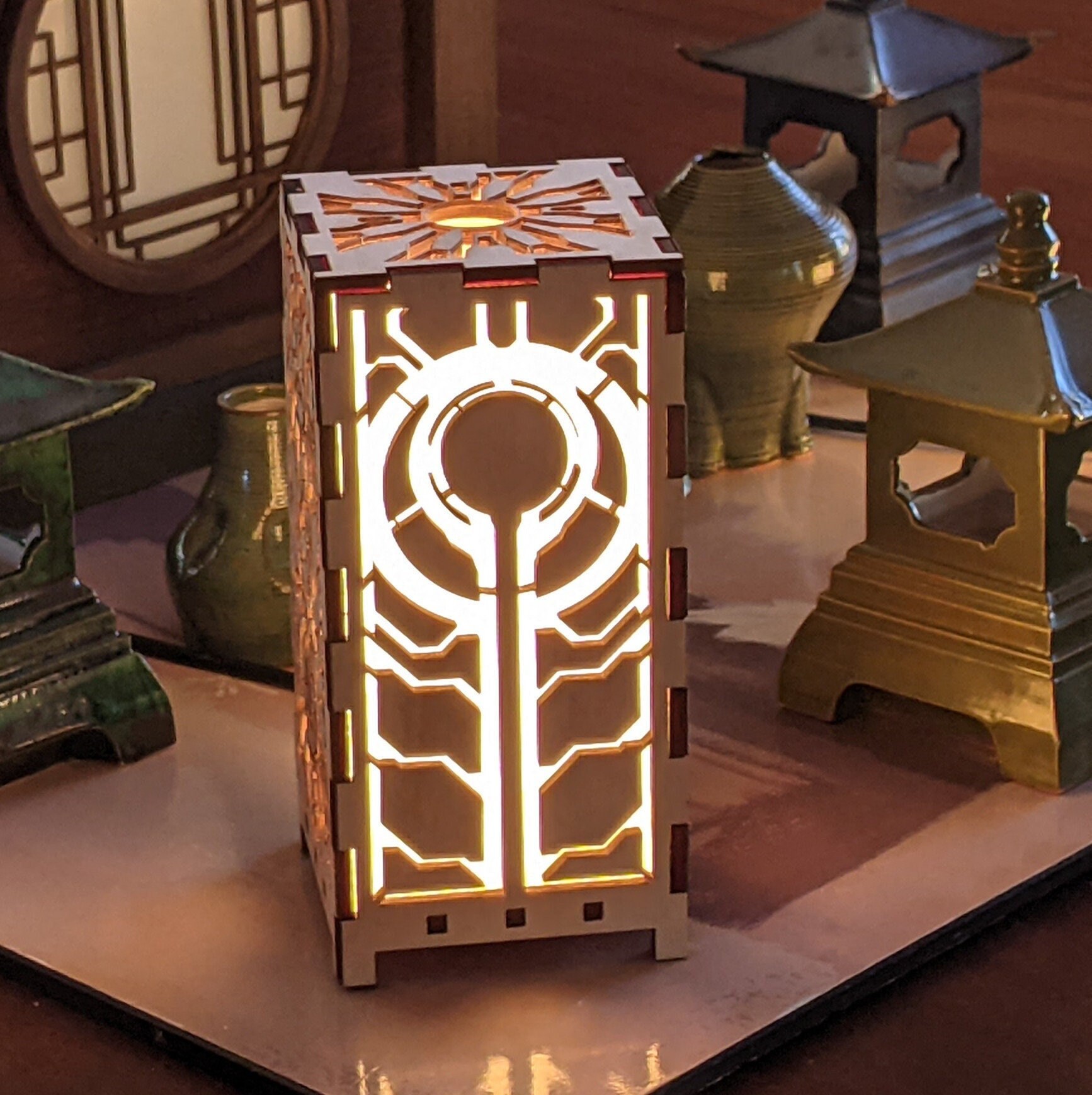Reclaimer | Miniature Shoji Lamp - Etsy