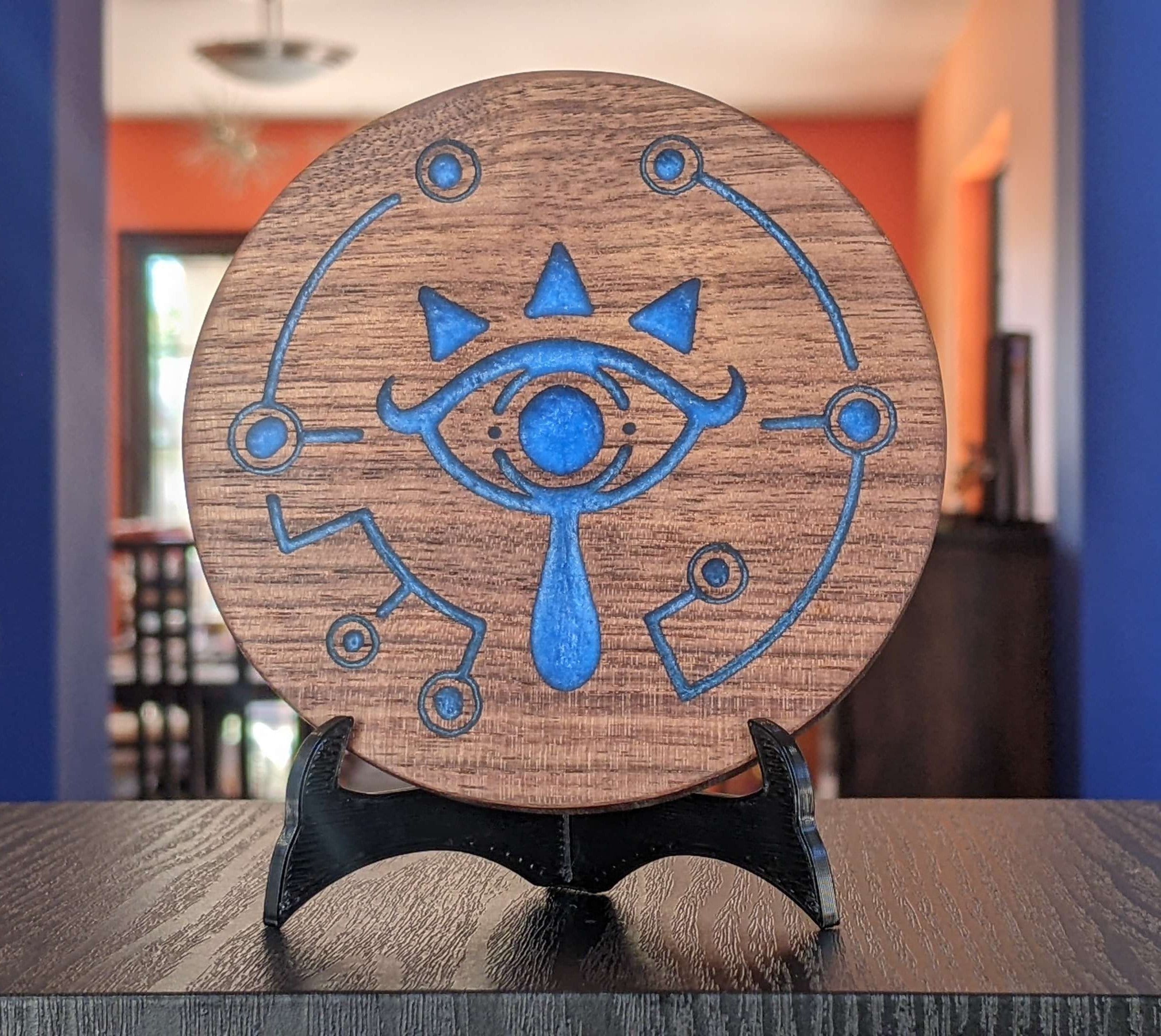 Kingdom Seals Ultrahand and Purah Walnut Wood Coasters With Resin Inlay ...