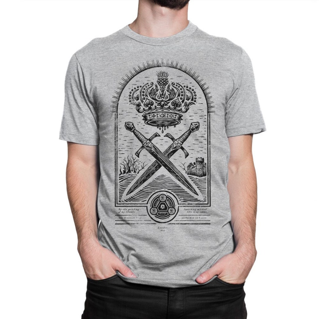 Macbeth William Shakespeare T-shirt / 100% Cotton Tee / Men's Women's ...