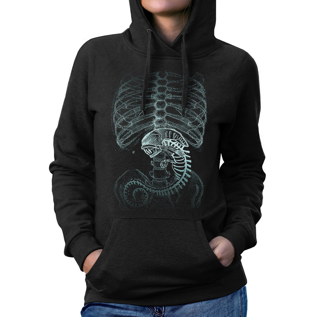 Alien Xenomorph X-ray Hoodie and Sweatshirt / Unisex Sizes - Etsy