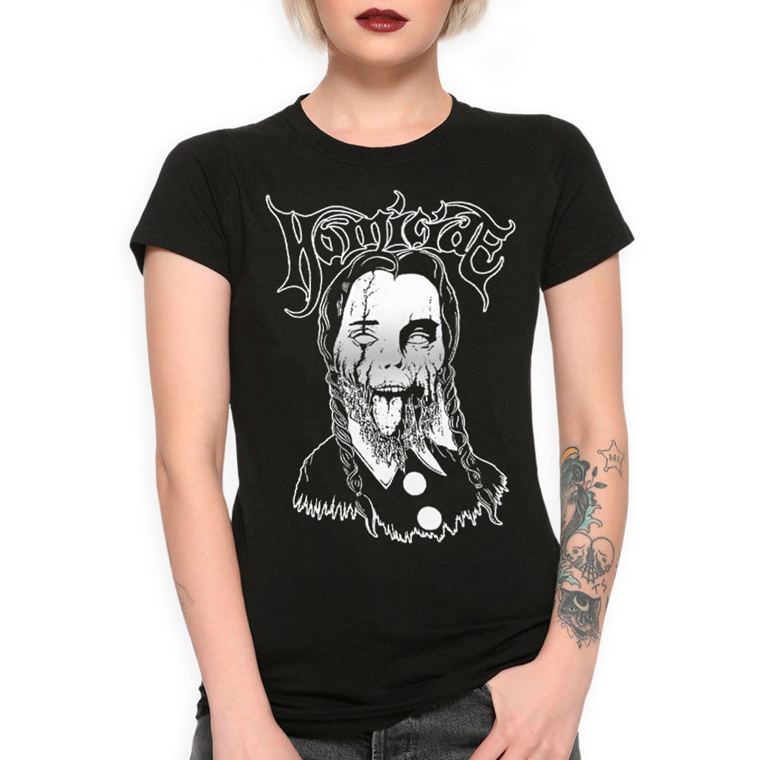 Wednesday Addams Homicide Black Metal T-shirt / the Addams Family Shirt ...