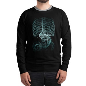 Alien Xenomorph X-ray Sweatshirt and Hoodie / Unisex Sizes wr-207 - Etsy