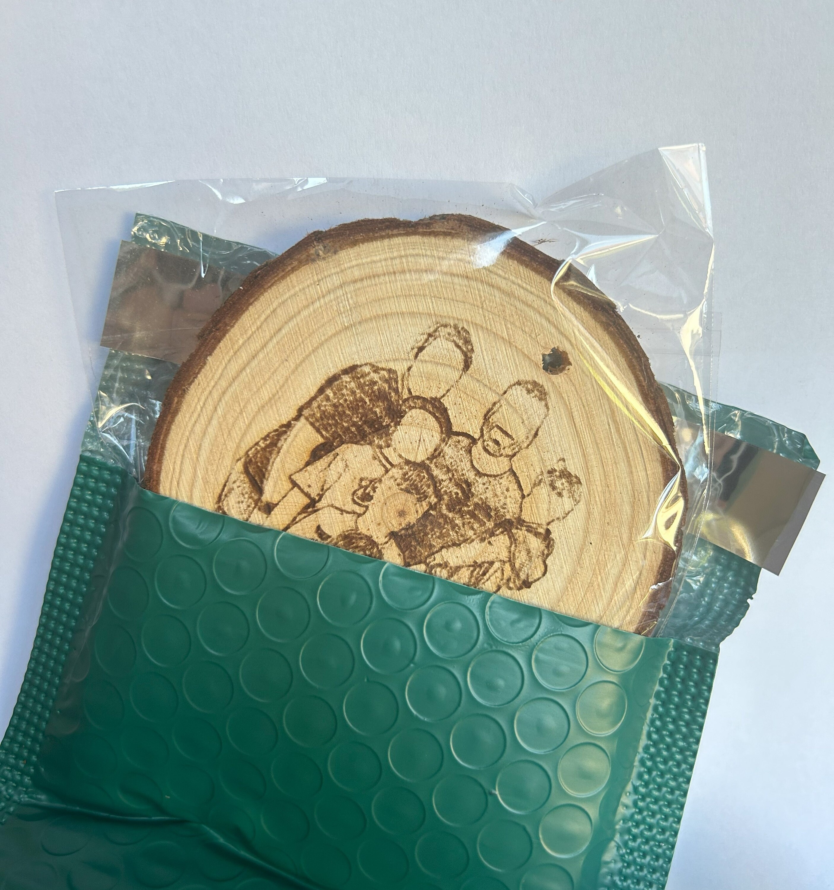 Personalized Laser Engraved Wood Ornament - Etsy