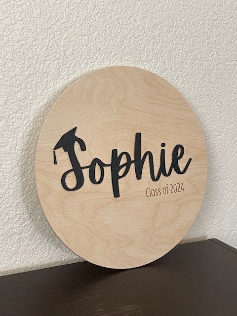 Graduation Party Guestbook, Handmade Wood Graduation Sign, Graduation ...