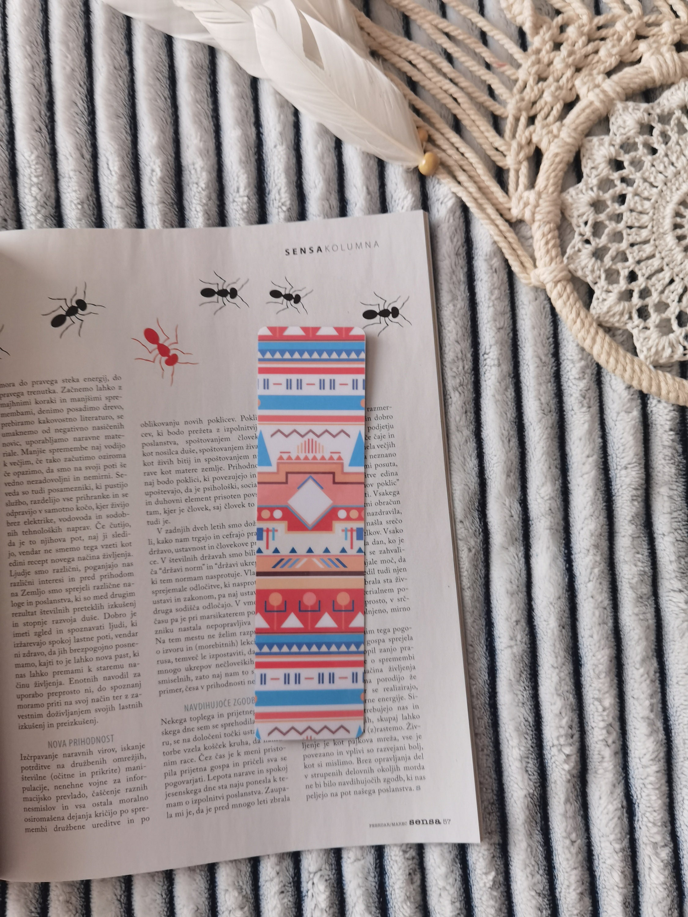 Printable Bookmarks, Ethnic Pattern Art, Download, Digital Product, PDF ...