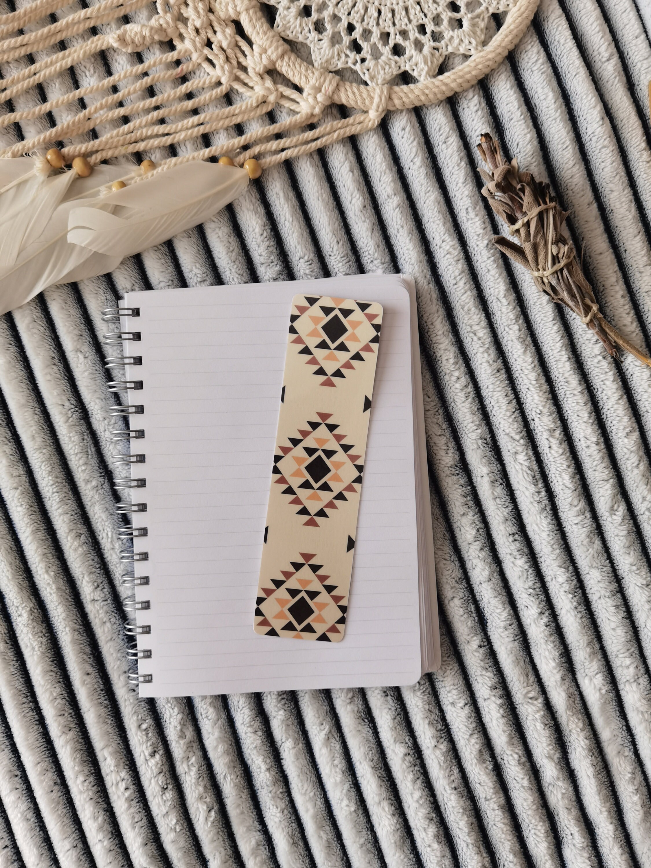 Printable Bookmarks, Ethnic Pattern Art, Download, Digital Product, PDF ...