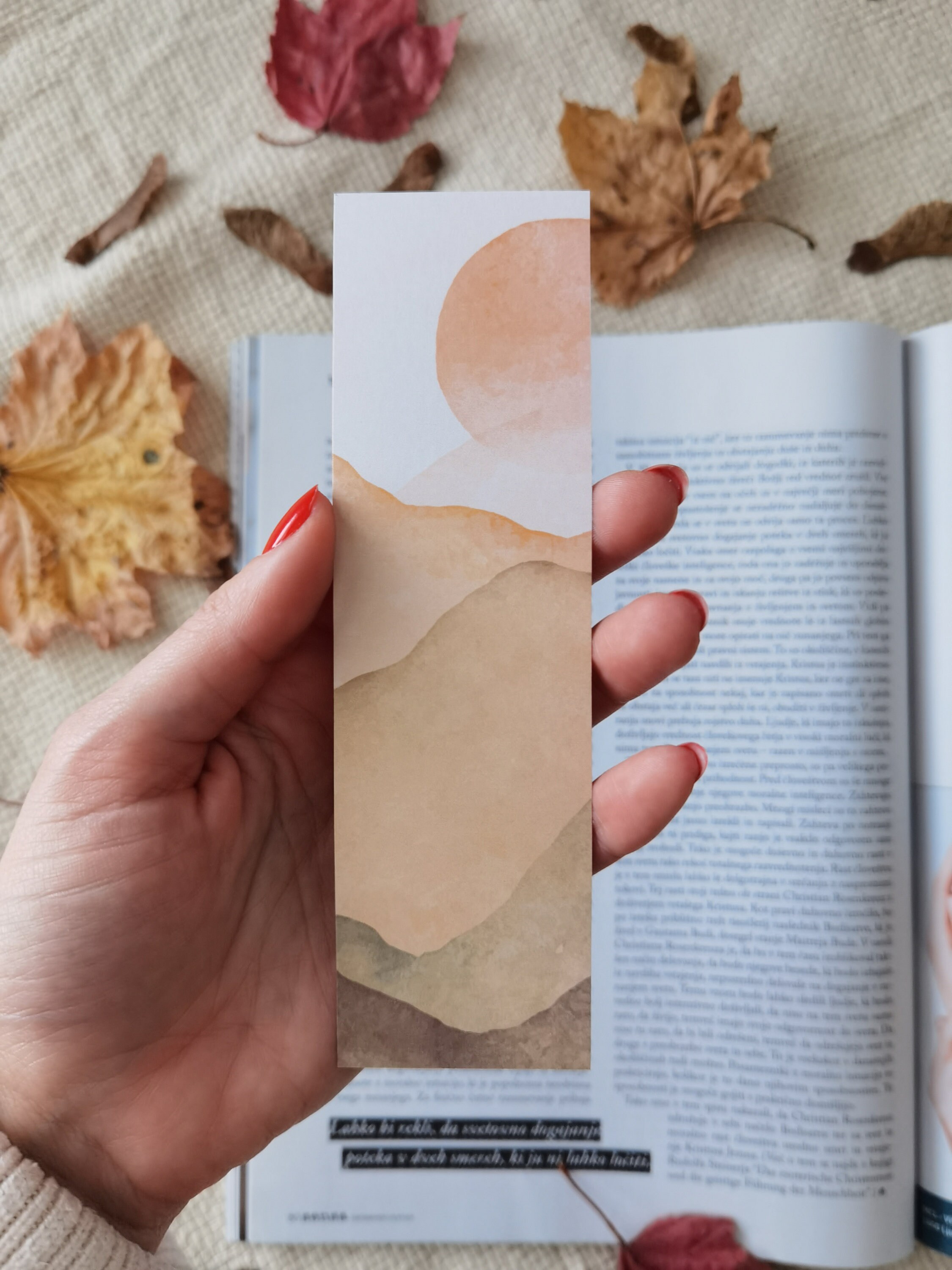 Printable Bookmarks Nature Art Download Digital Product - Etsy