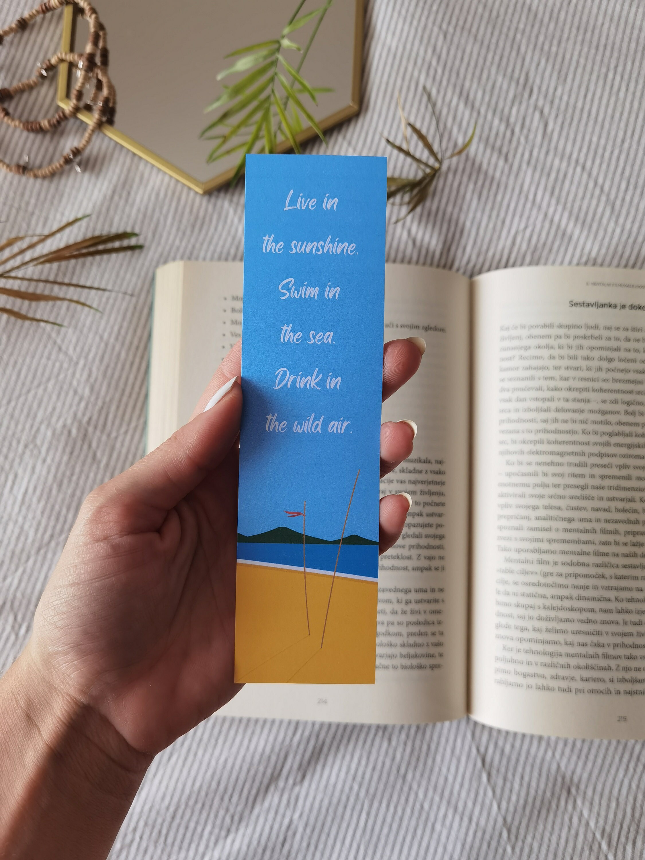Printable Bookmarks Summer Beach Nature Quotes Download - Etsy