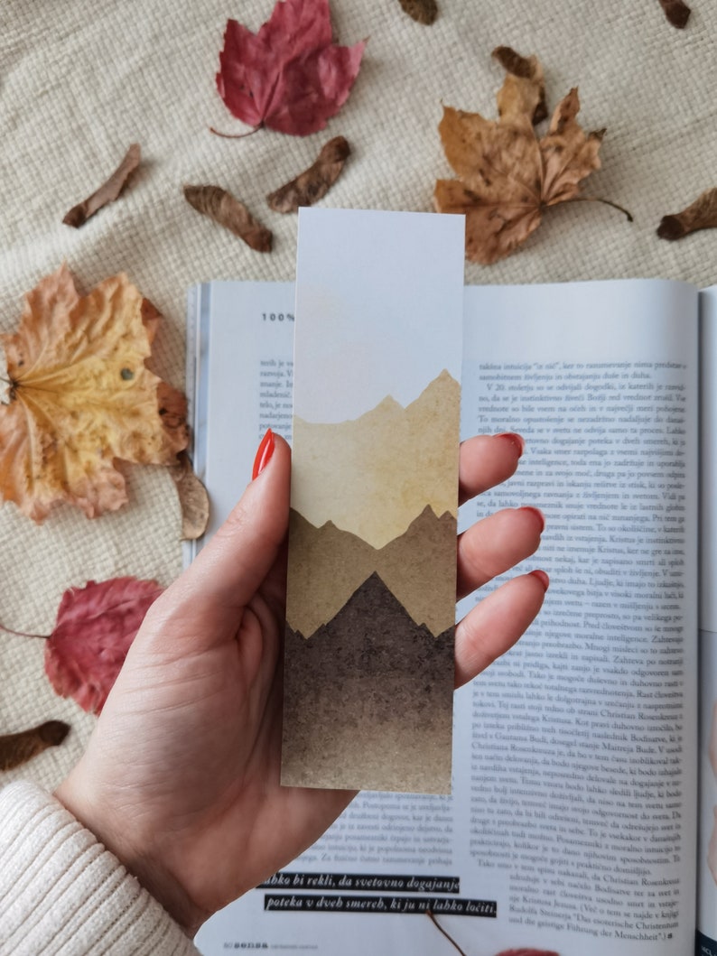 Printable Bookmarks Nature Art Download Digital Product | Etsy