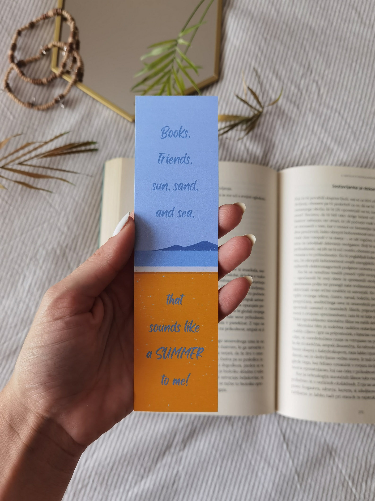 Printable Bookmarks, Summer, Beach, Nature, Quotes, Download, Digital ...