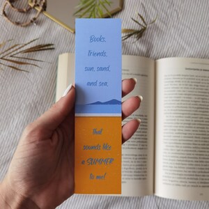 Printable Bookmarks, Summer, Beach, Nature, Quotes, Download, Digital ...