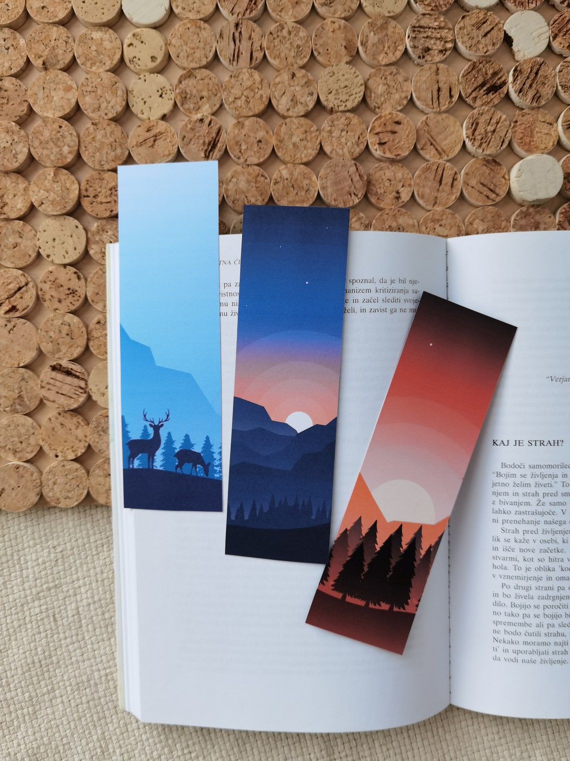 Printable Bookmarks Nature Art Download Digital Product - Etsy