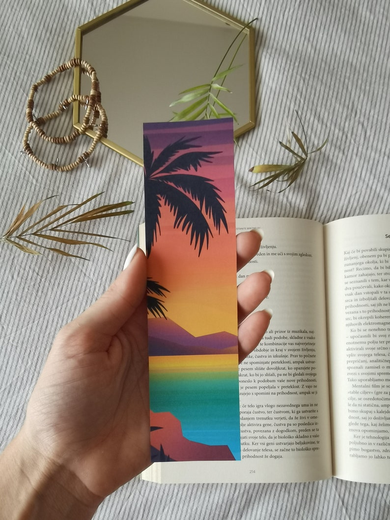 Printable Bookmarks, Summer, Tropical, Nature, Download, Digital ...