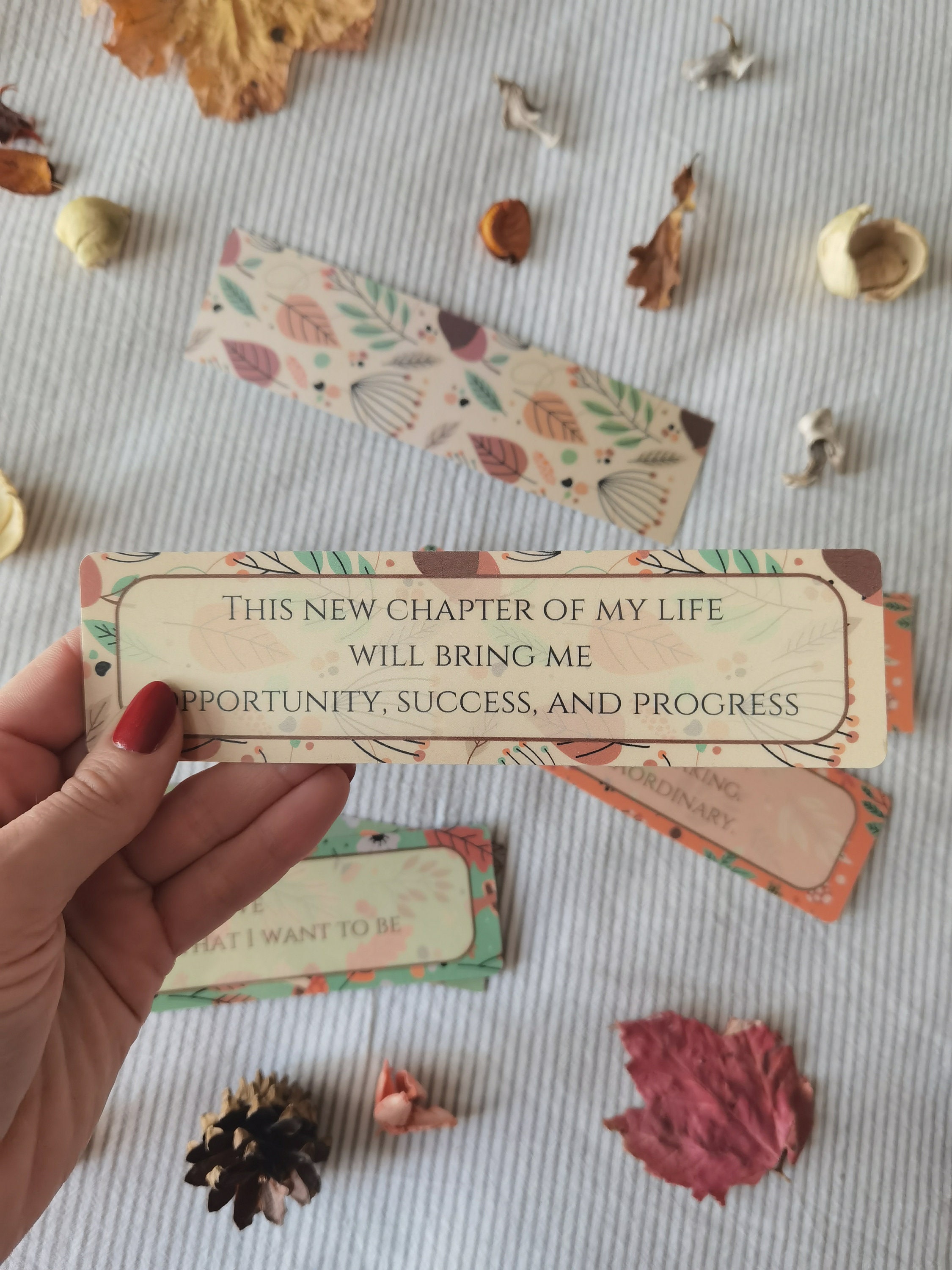 Printable Bookmarks, Autumn, Fall, Quotes, Download, Digital, PDF ...