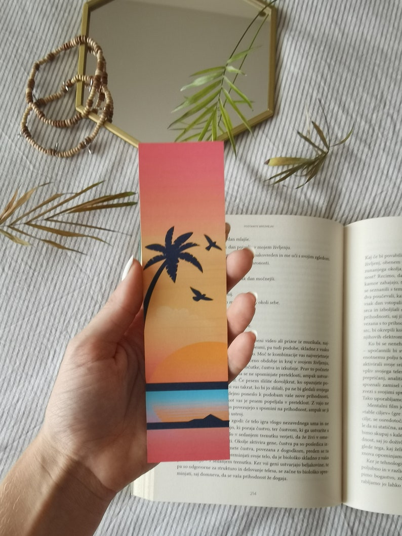 Printable Bookmarks, Summer, Tropical, Nature, Download, Digital ...