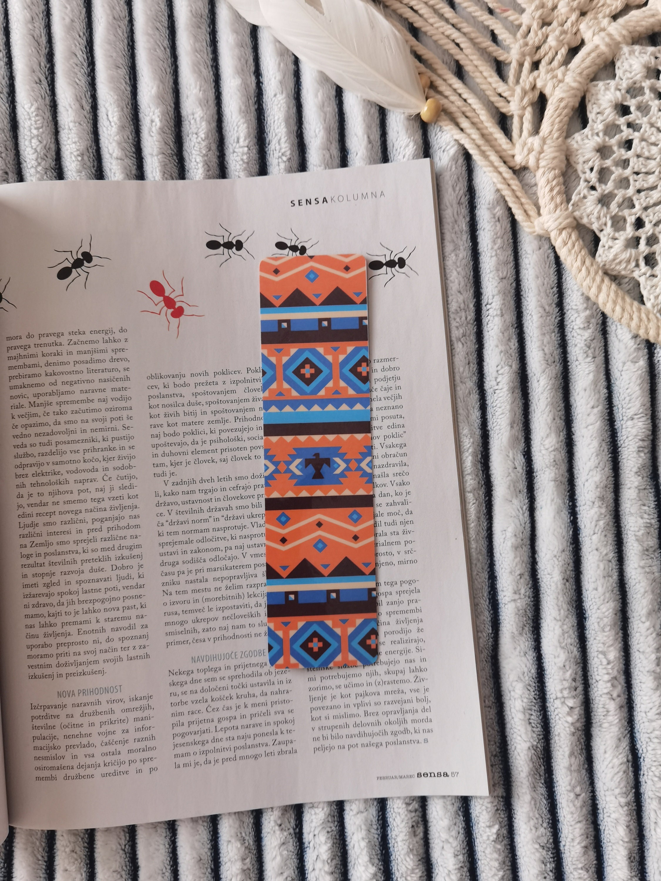 Printable Bookmarks, Ethnic Pattern Art, Download, Digital Product, PDF ...