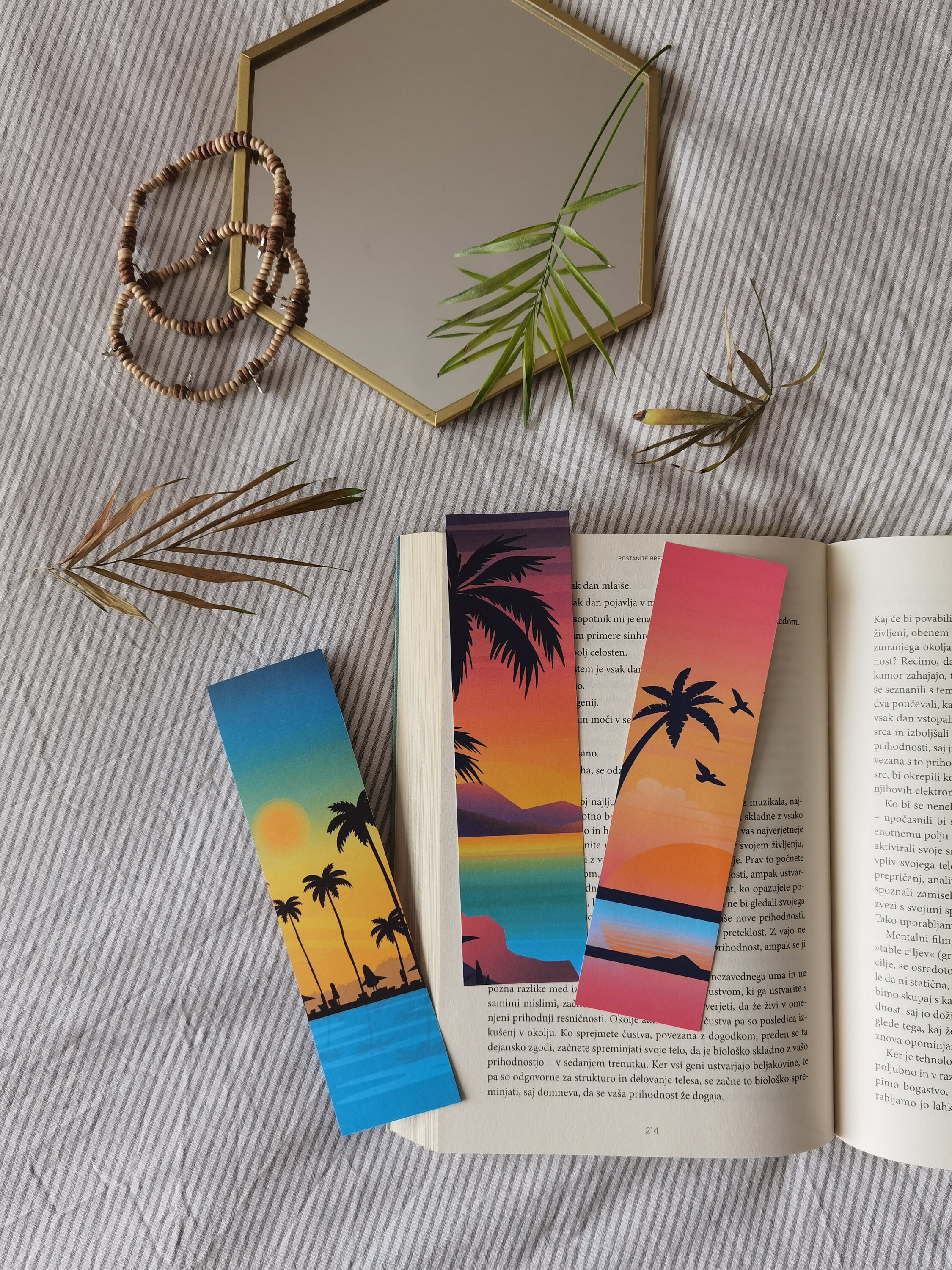 Printable Bookmarks, Summer, Tropical, Nature, Download, Digital ...