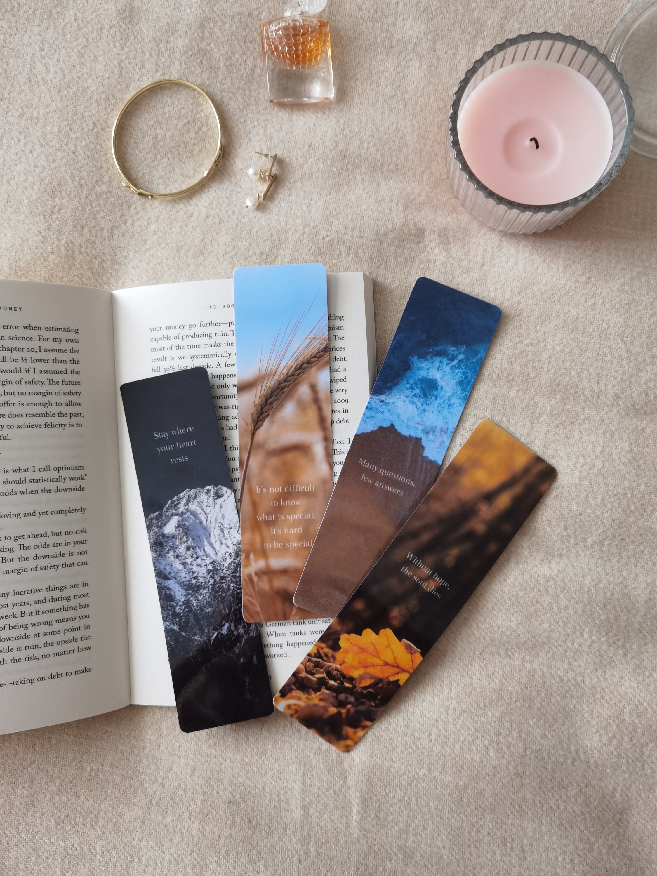 Printable Bookmarks Nature Quote Bookmarks Download - Etsy