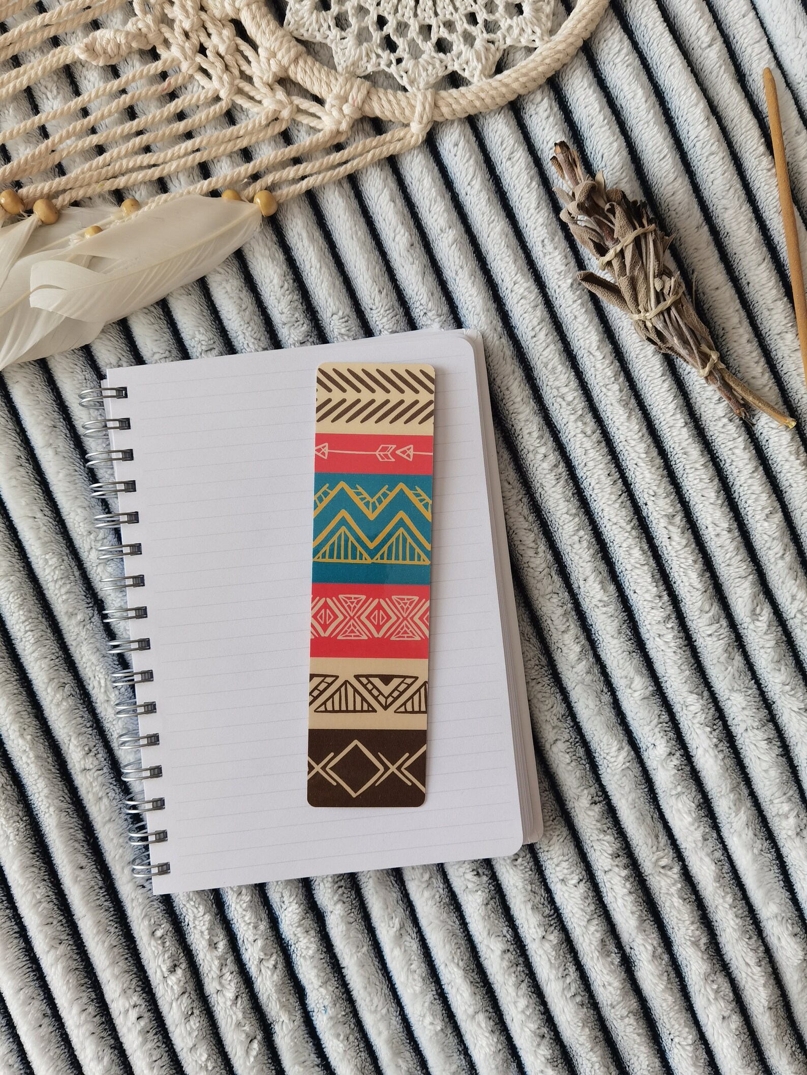 Printable Bookmarks, Ethnic Pattern Art, Download, Digital Product, PDF ...