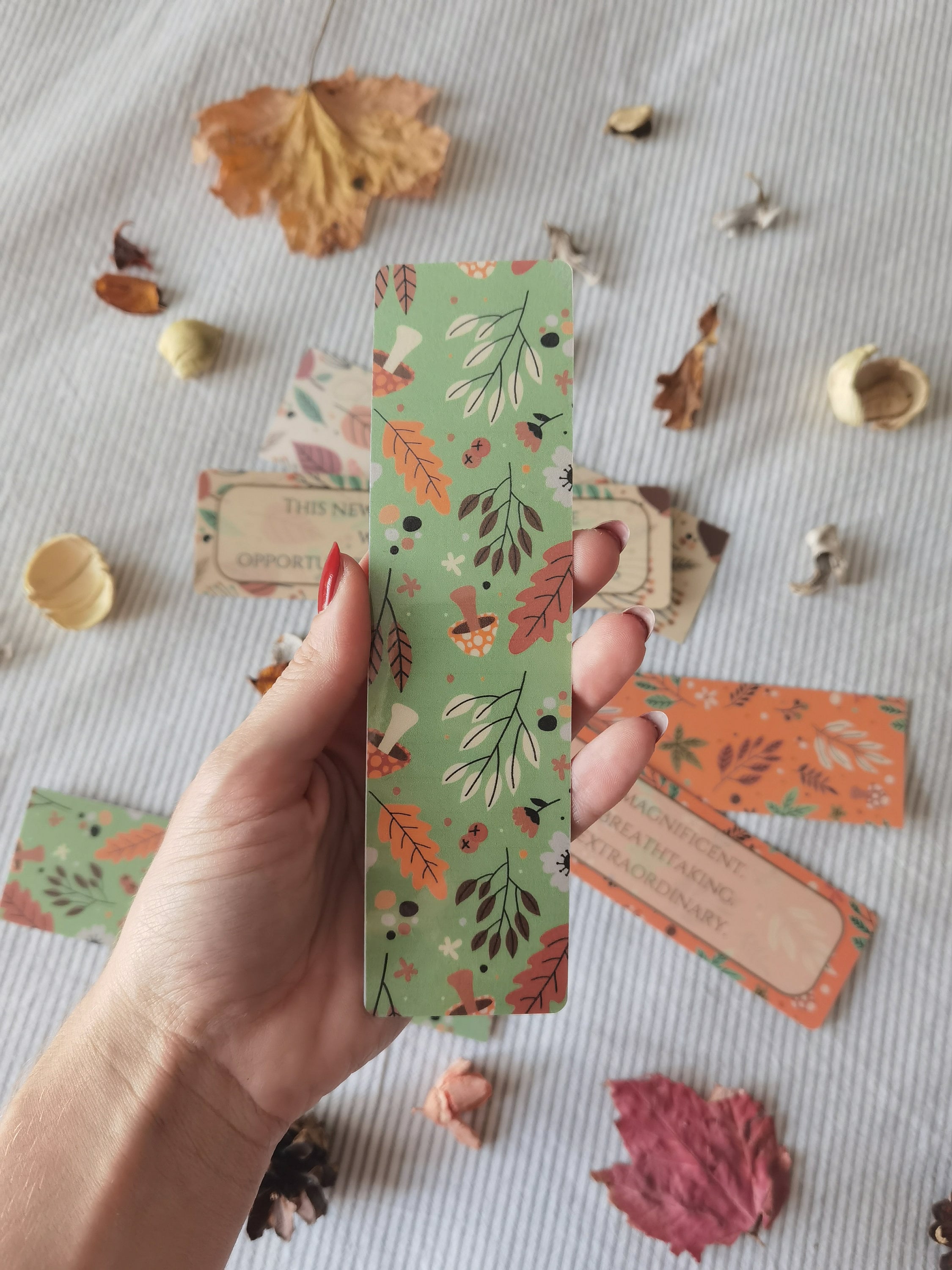 Printable Bookmarks, Autumn, Fall, Quotes, Download, Digital, PDF ...