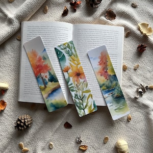 Printable Bookmarks, Nature Art, Download, Digital Product, PDF, Books ...