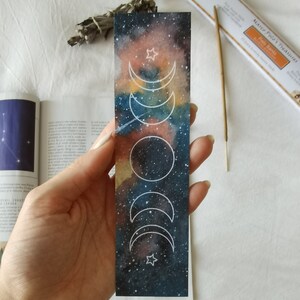 Printable Bookmarks, Moon Phases, Download, Digital Product, PDF, Books ...
